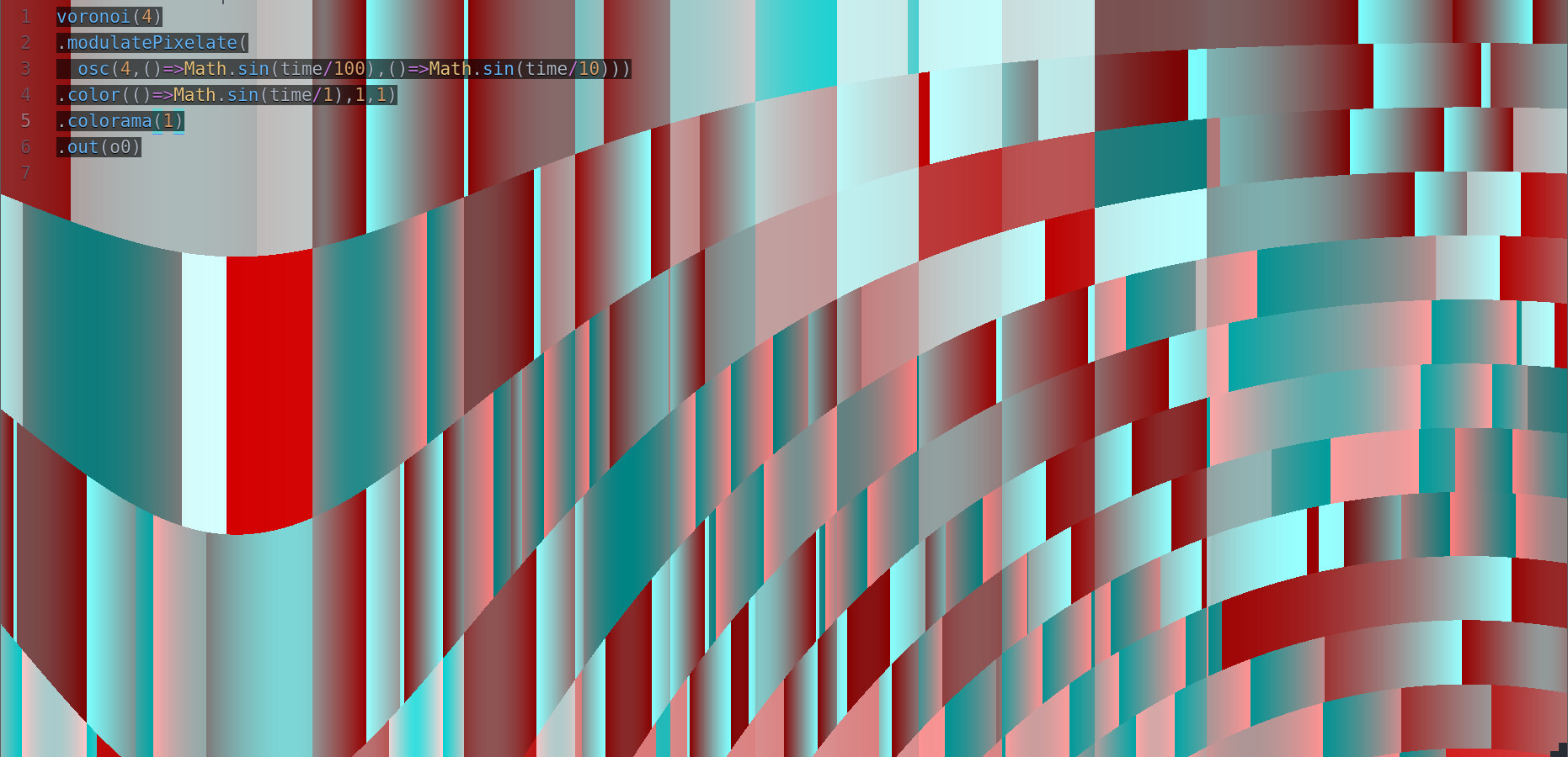 Live Coding And Visuals Presentation Site Gallery